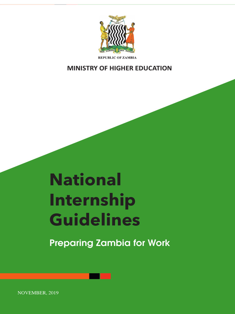 National Internship Guidelines Booklet | PDF | Internship | Job Hunting