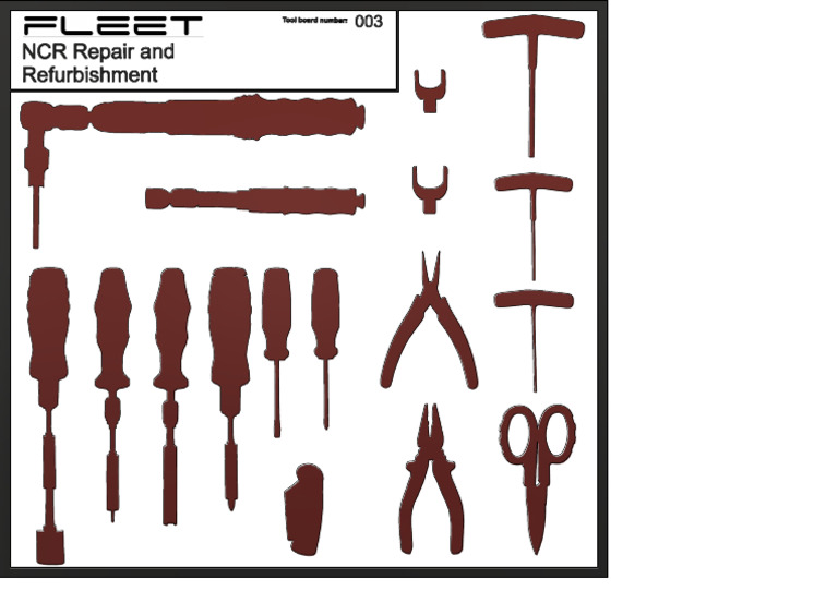 Tool Board Attachments Drawing v1 | PDF