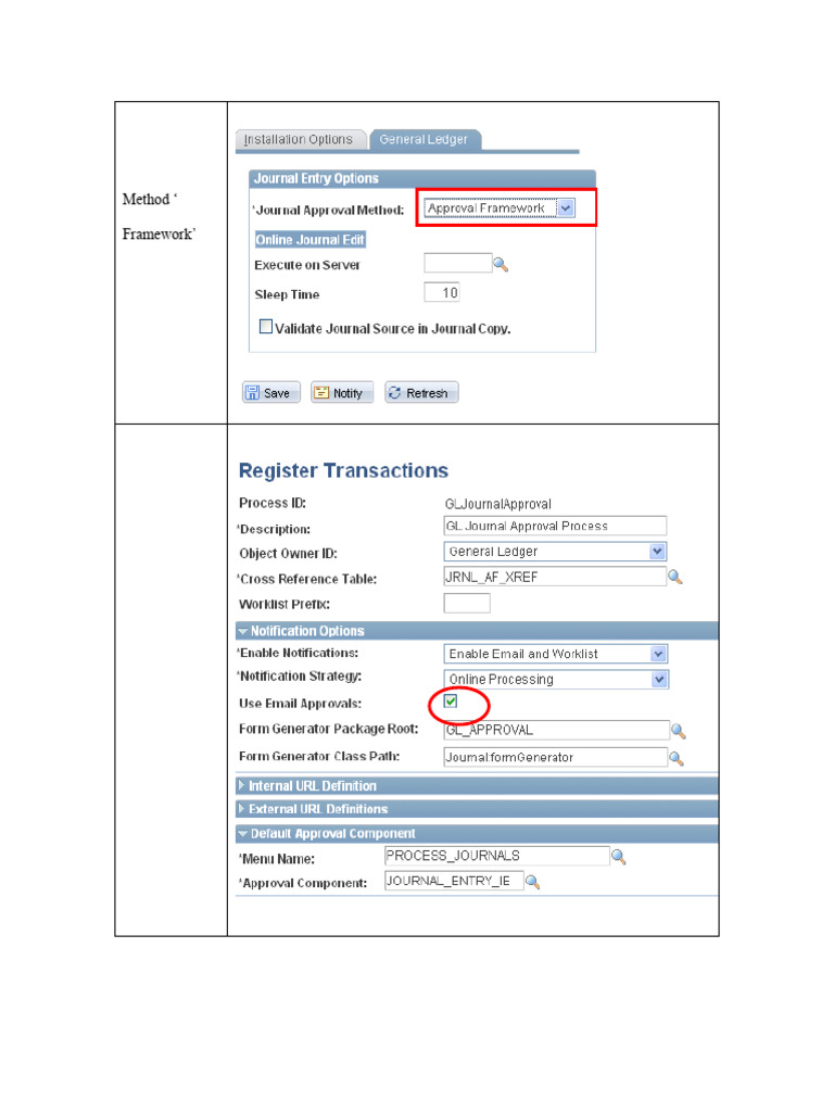 Journal Entry Approval Framework | PDF