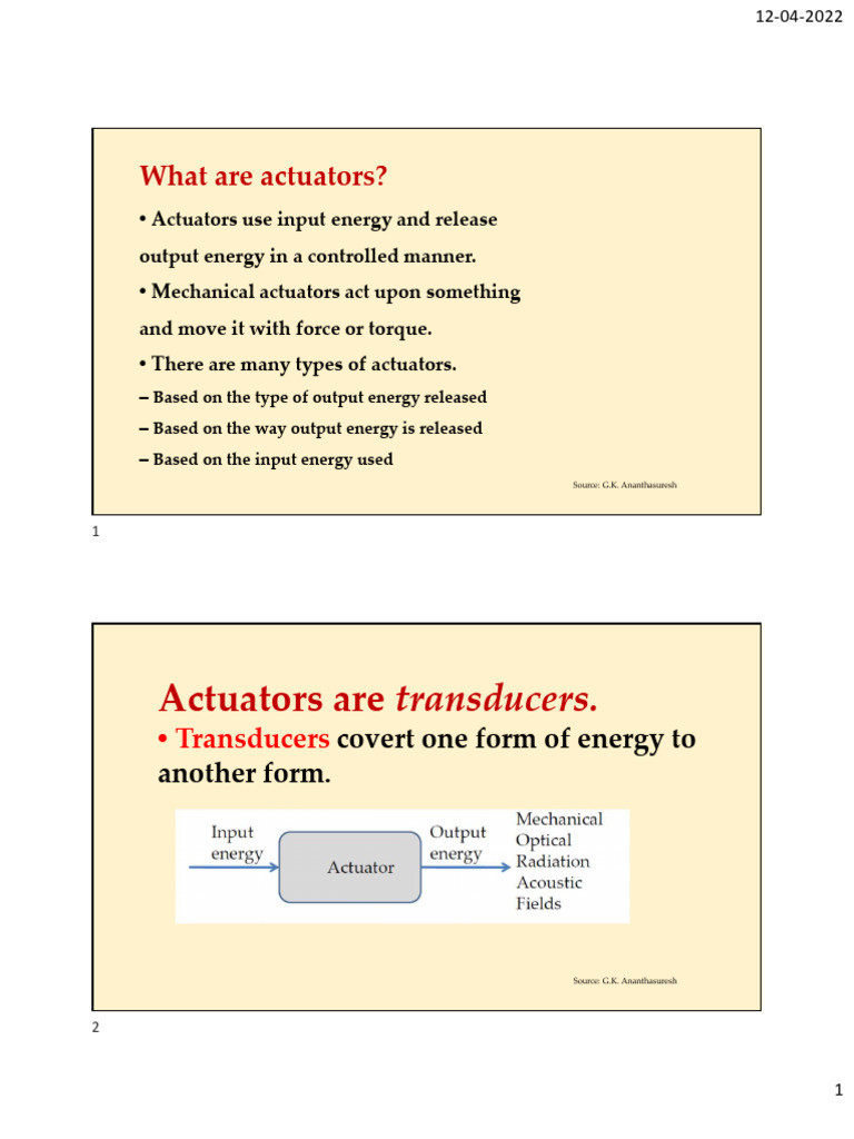 U5 - Microactuators, Nanotubes & Nanowires | PDF | Actuator ...