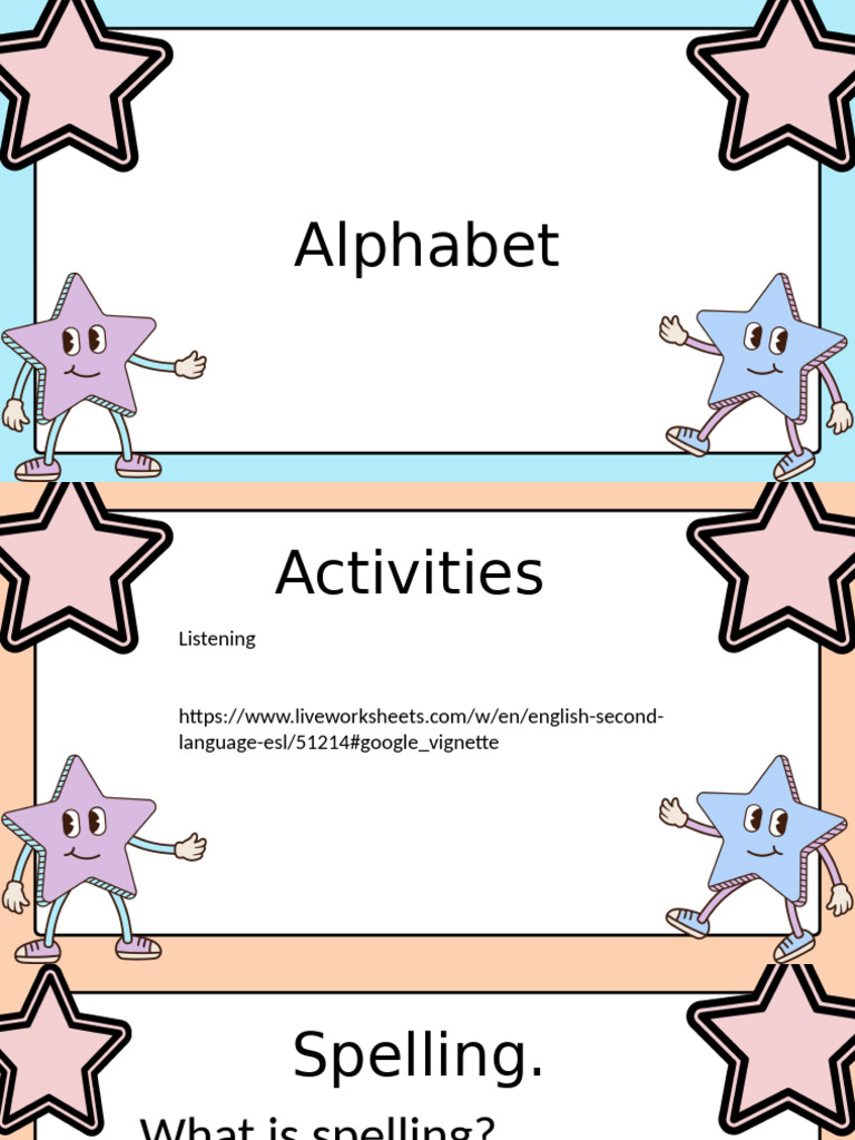 Alphabet Listening | PDF