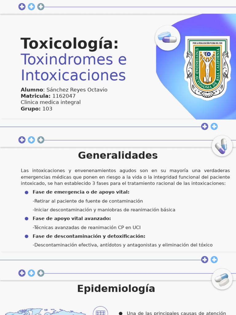 Toxindromes y su manejo clínico | PDF | Benzodiazepinas | Farmacología