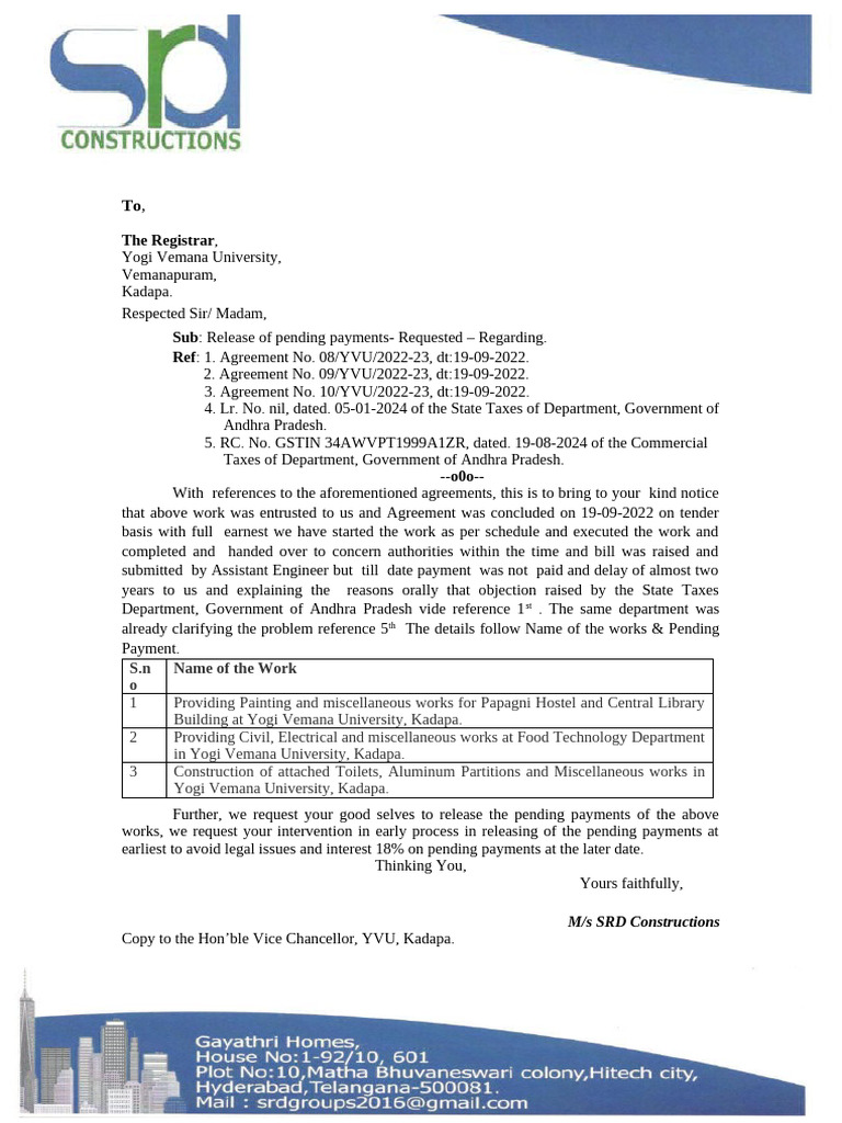 Letter Head Srd | PDF