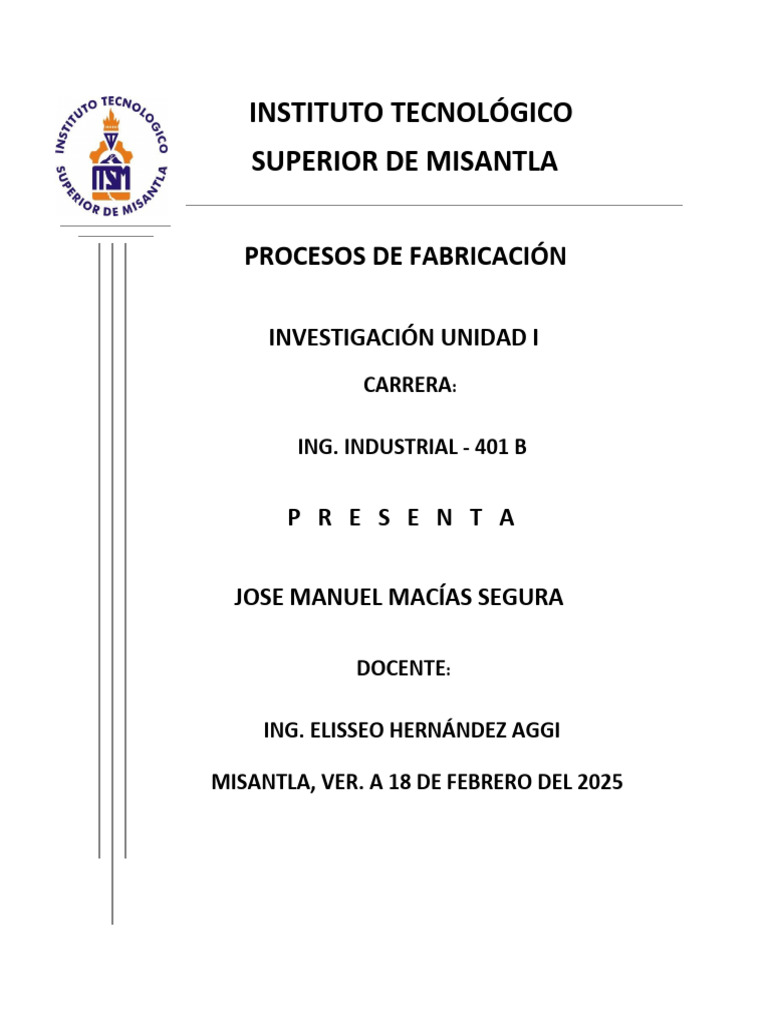 Trabajo de Investigaci-N de La Unidad I - JOSE MANUEL MACIAS SEGURA | PDF | Titanio | Aleación