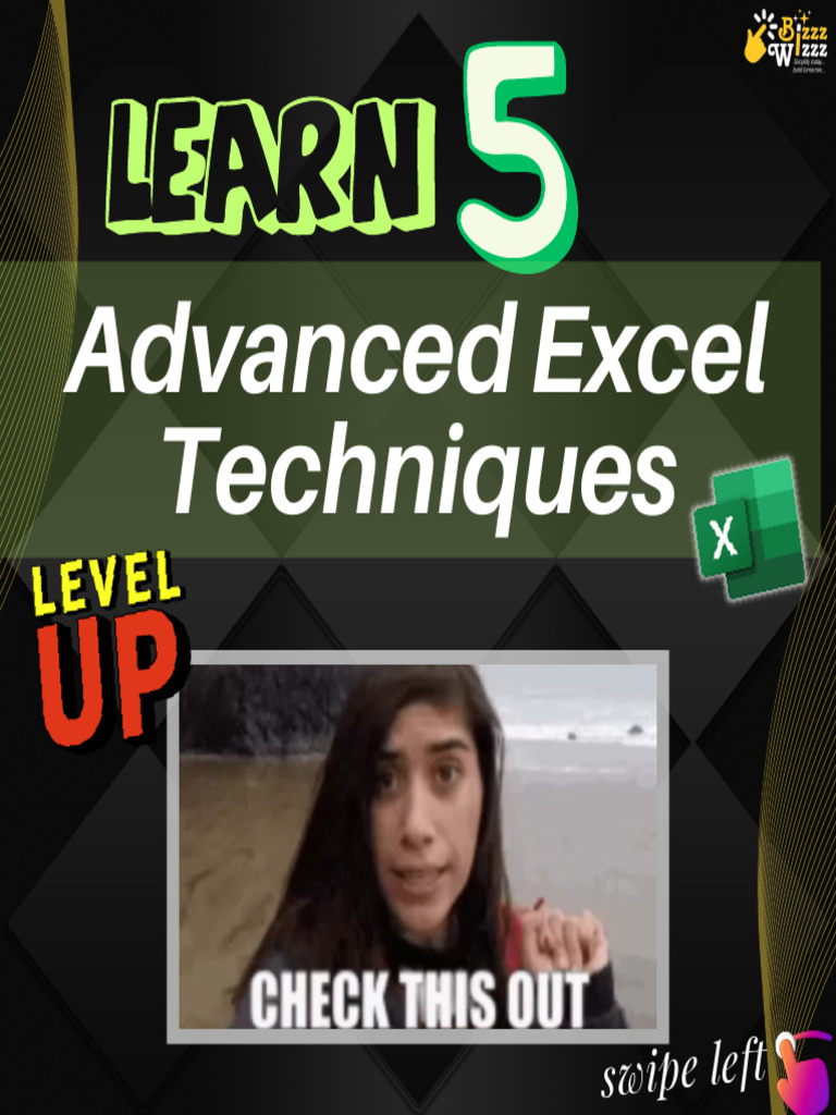 5 Every Day Advanced Excel Techniques | PDF