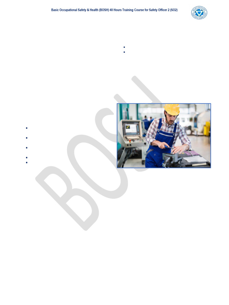 BOSH SO2 Manual | PDF | Occupational Safety And Health | Hazards