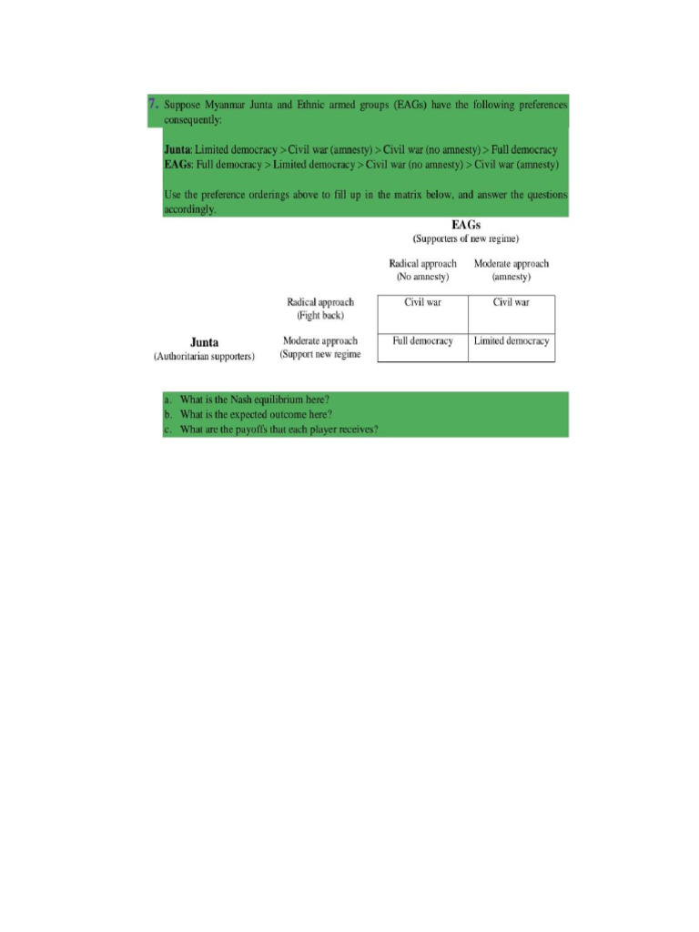 Comparative Politics Notes | PDF | Game Theory | Mathematical And ...