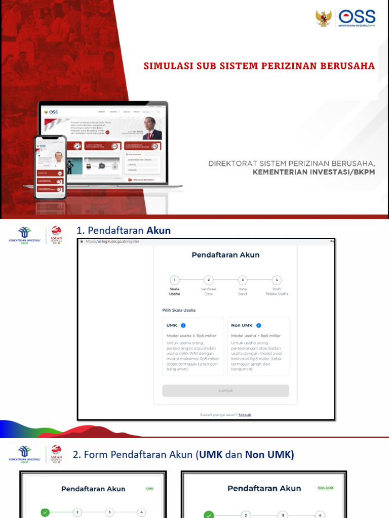 Simulasi Pengajuan Izin Distribusi Alat Kesehatan Melaui Oss Rba | PDF