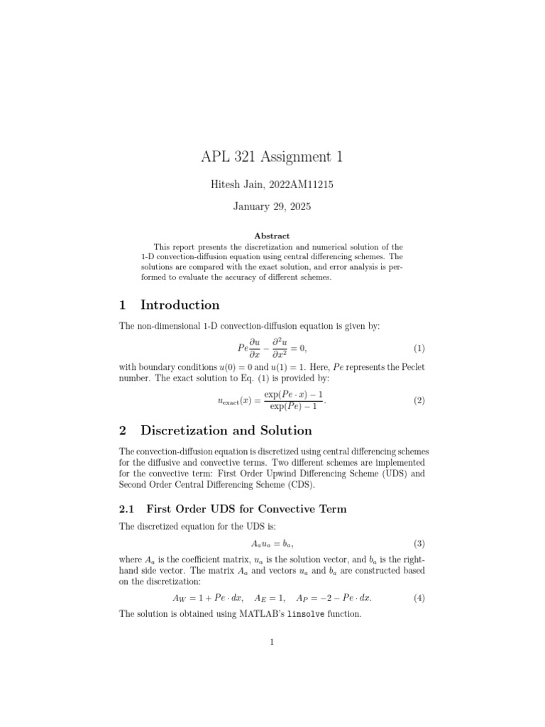 Assignment1 (2) | PDF | Numerical Analysis | Accuracy And Precision