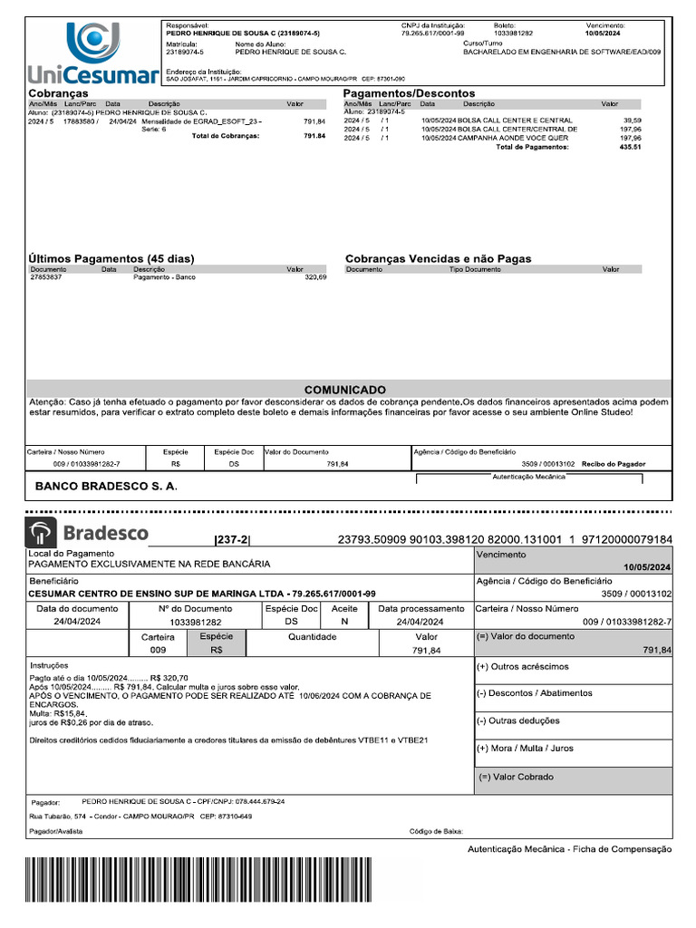 Boleto | PDF