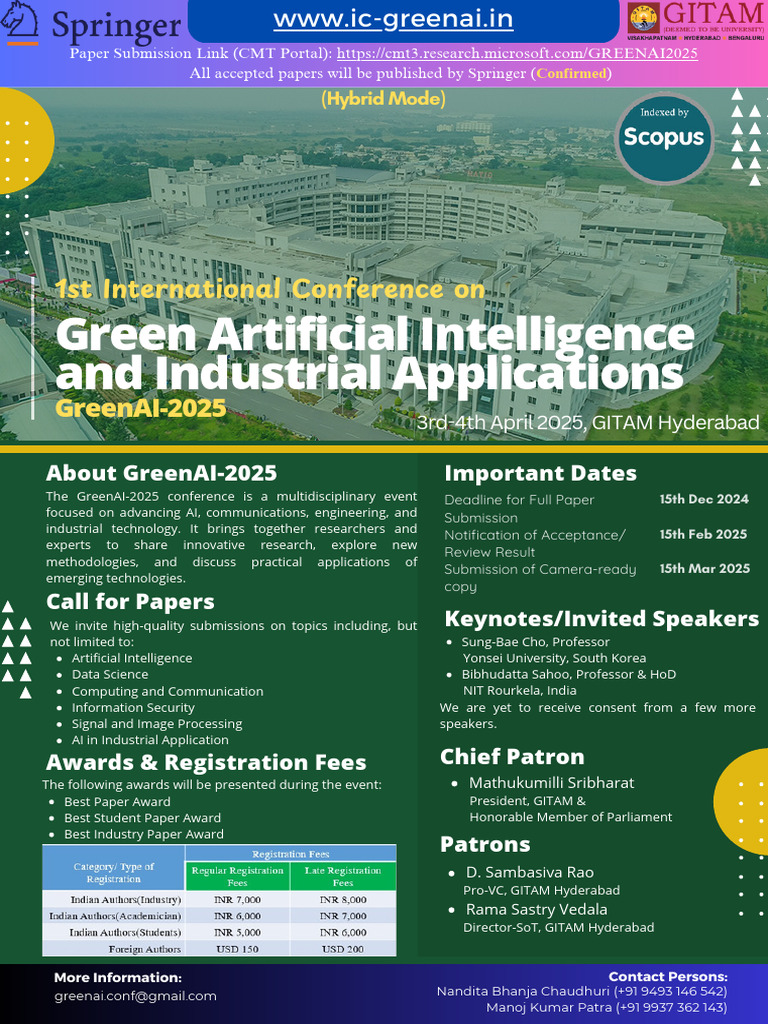 GreenAI-2025 | PDF | Artificial Intelligence | Intelligence (AI ...