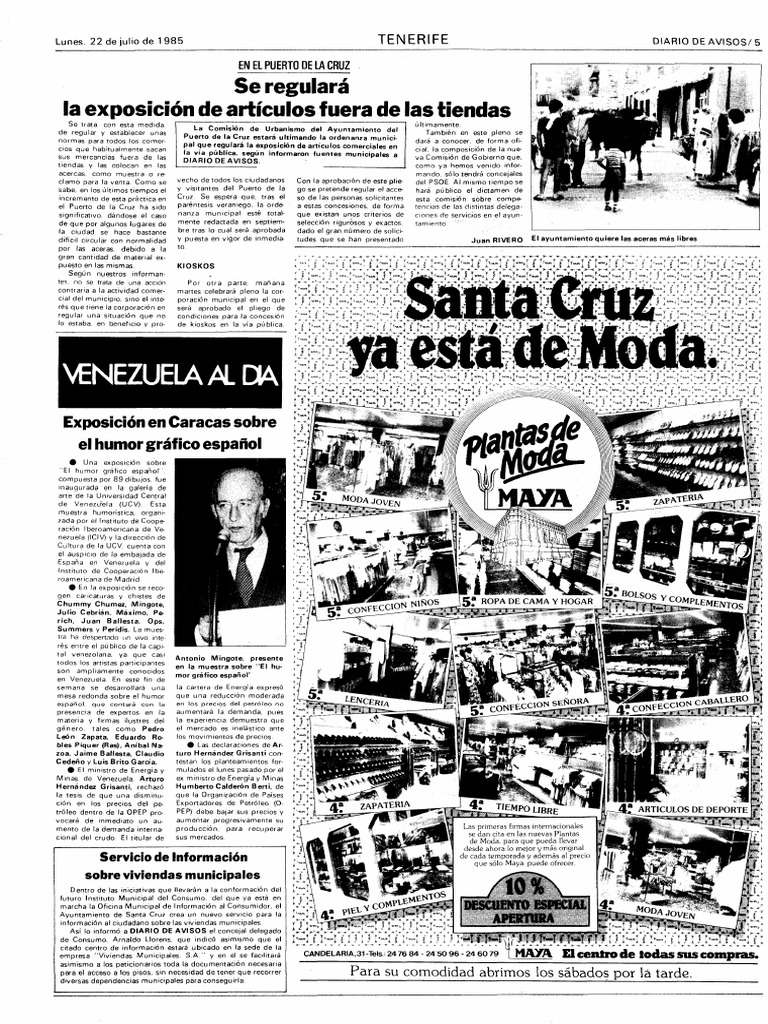 NEZUELA A : Se Regulará La Exposición de Artículos Fuera de Las Tiendas ...