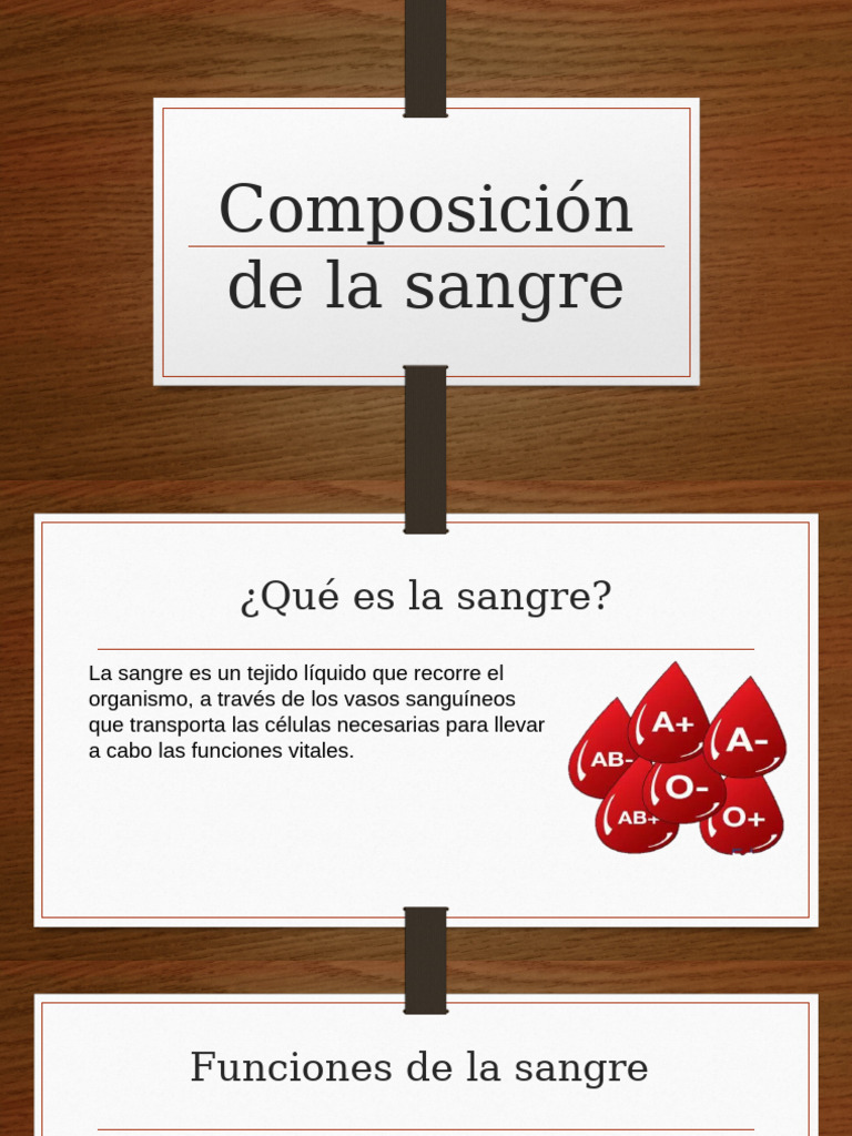 Composición de La Sangre | PDF | Sangre | Medicina CLINICA