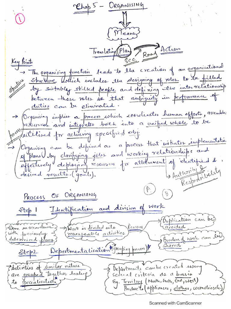 CH 5 Organizing | PDF