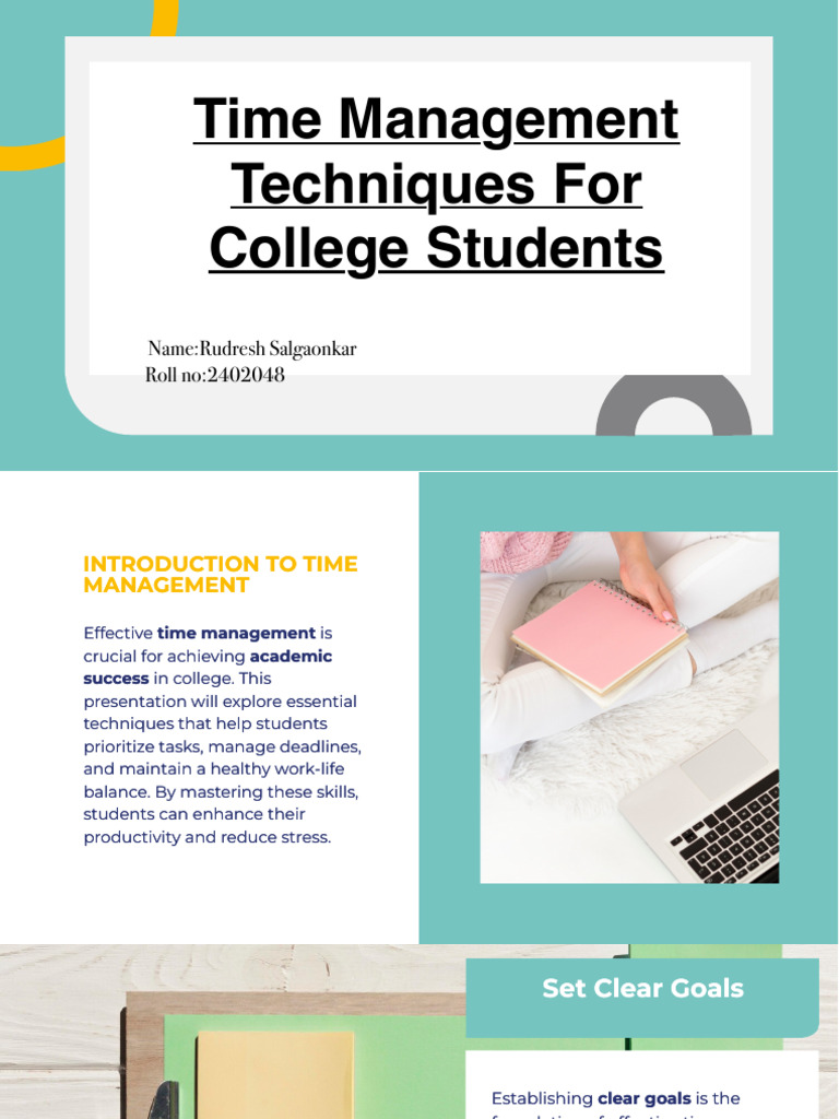 Time Management Tips for College Success | PDF | Time Management ...