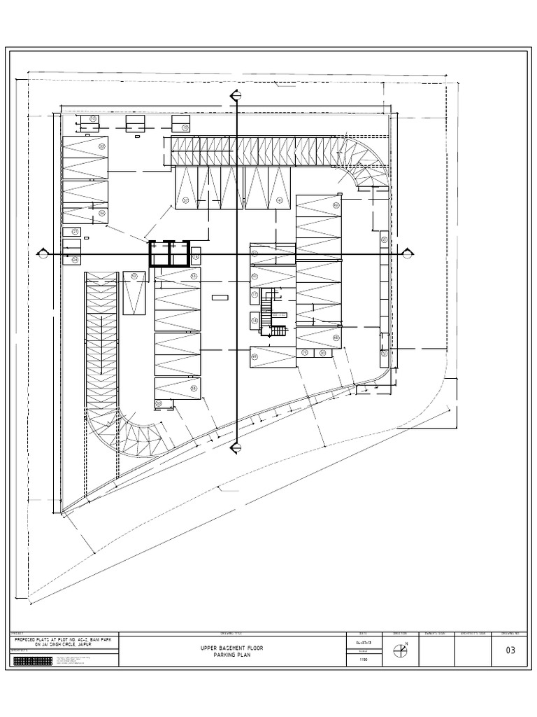 Upper Basement Parking Plan | PDF | Pedestrian Infrastructure ...