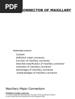 Major Connectors in RPD PDF | PDF | Mouth | Dentistry Branches