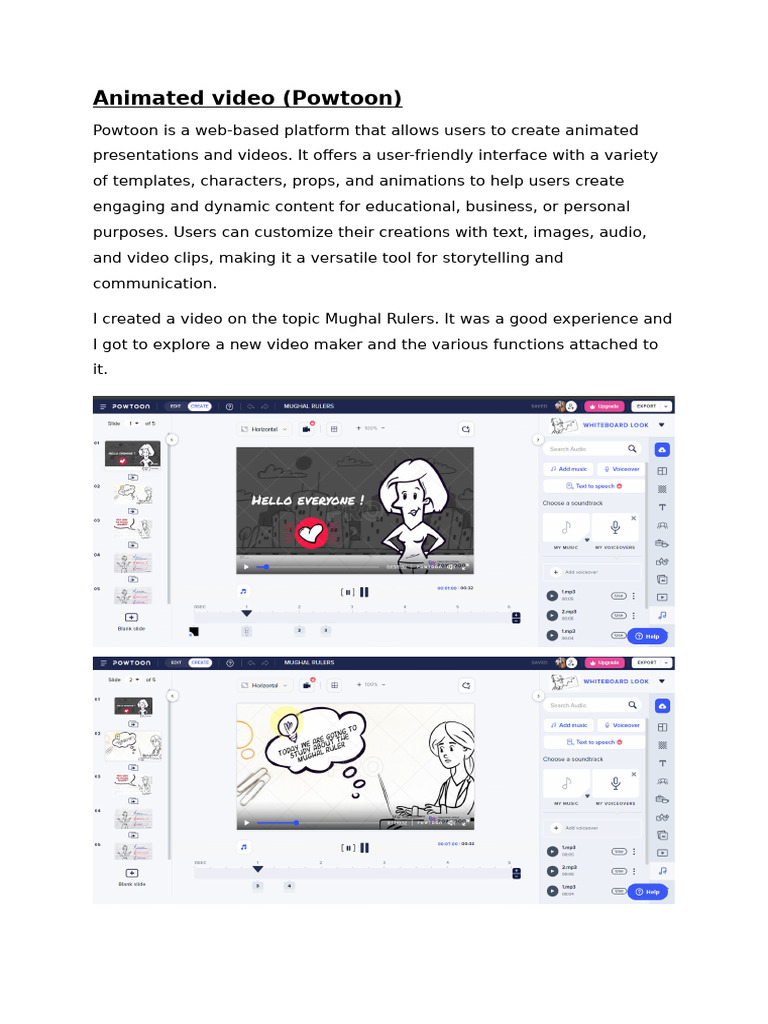 Animated Video | PDF