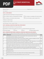 PEP Declaration Form Template | PDF