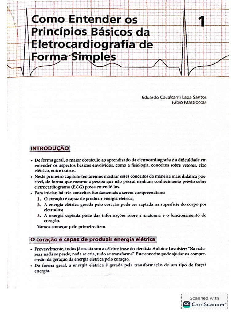 Manual ECG cap 1 e 2 | PDF