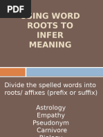 Curriculum Root Word Spect | PDF