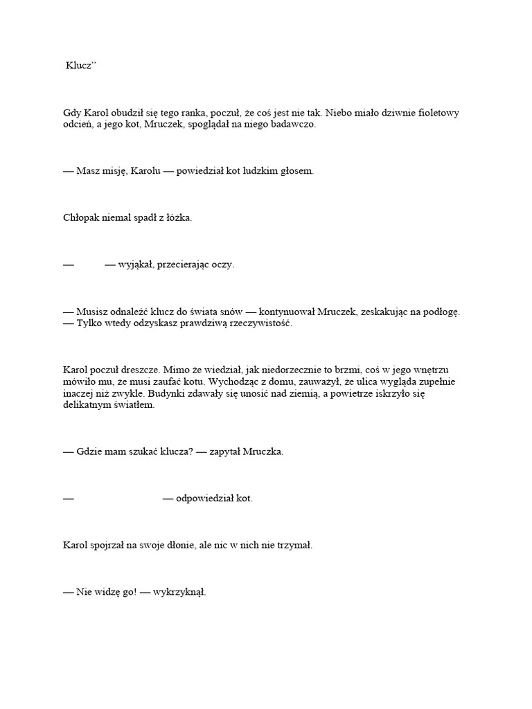 Tajemniczy klucz | PDF