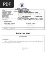 Locator Slip | PDF
