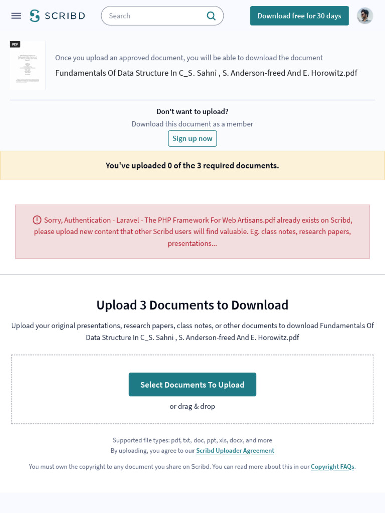 Upload A Document - Scribd | PDF