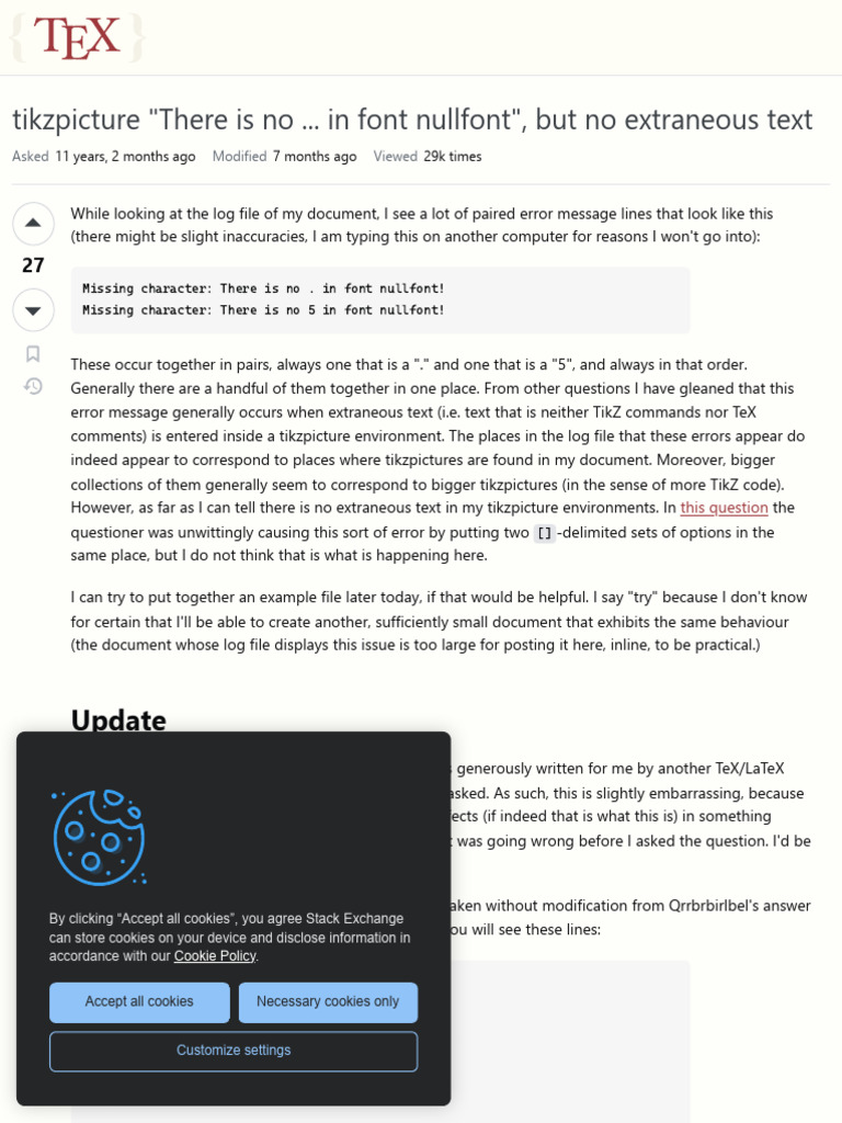 Tikz PGF - Tikzpicture - There Is No ... in Font Nullfont - , But No Extraneous Text - TeX ...