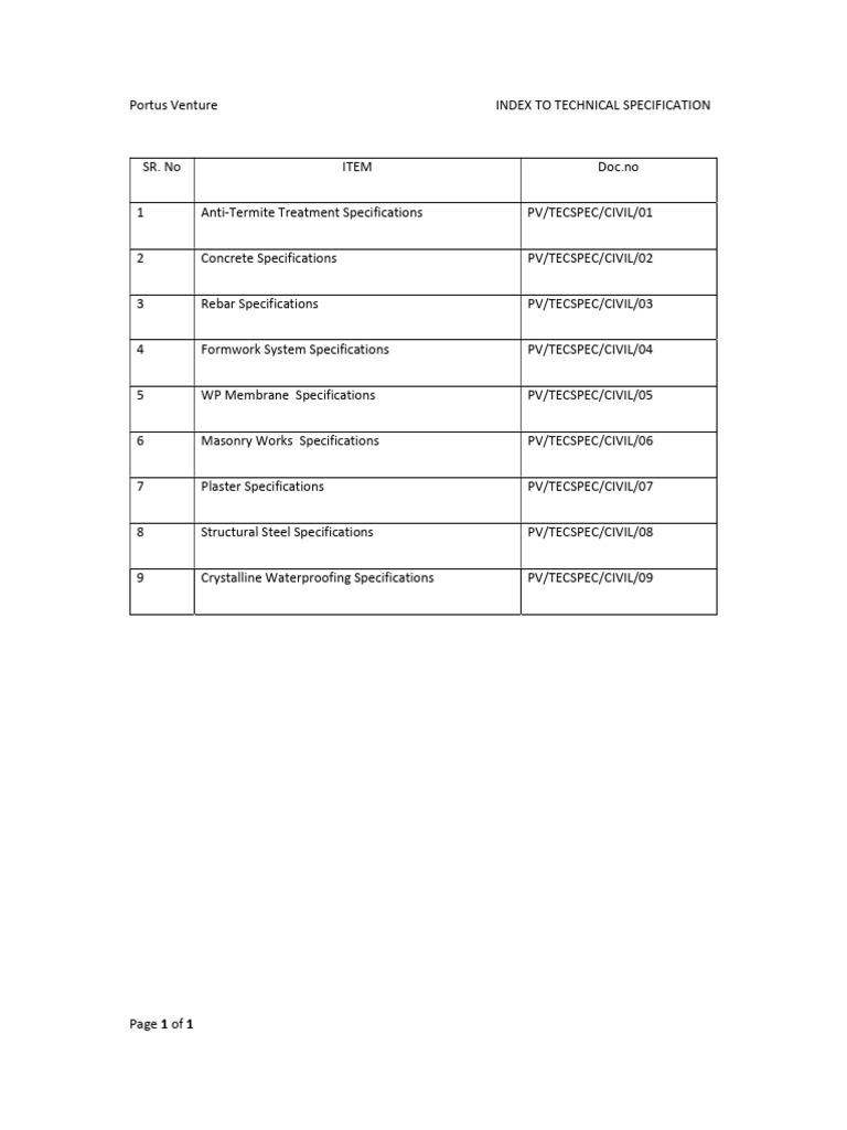 Anti-Termite Treatment Specifications Guide | PDF | Concrete | Cement