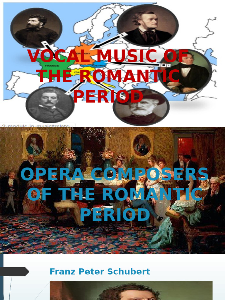 Romantic Period Opera Composers Guide | PDF | Opera | Singing