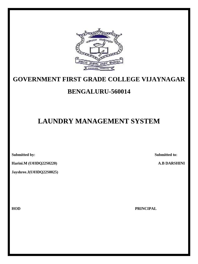 Government First Grade College Vijaynagar | PDF | Computing ...