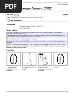 LCK 1414 COD Testing Procedure Guide | PDF | Chemical Substances ...