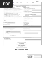 Casual Leave CL Application | PDF