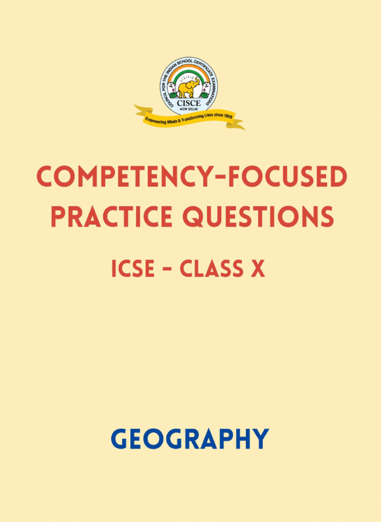 Geography CBQ | PDF