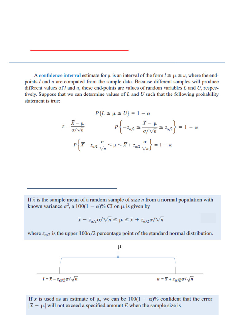 Statistical Inference & Confidence Intervals | PDF
