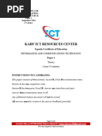 Kabs' Ict Resources Center: Uganda Certificate of Education | PDF | Computer Security | Security