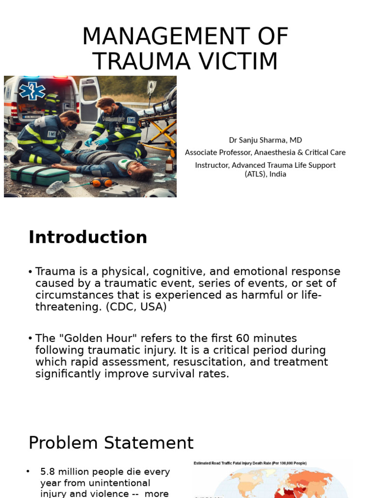 Trauma Victim Management Essentials | PDF | Emergency Medical Services ...