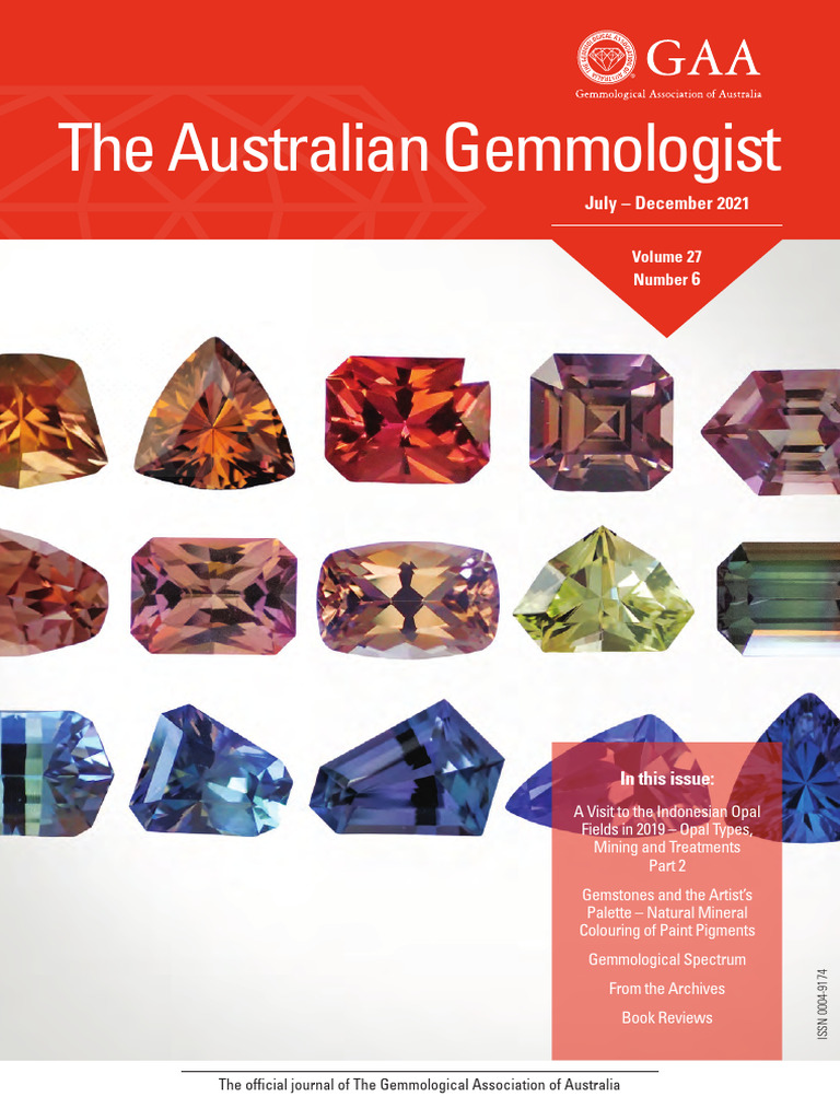 The Australian Gemmologist v.27 No.6, 2021 | PDF | Diamond | Gemstone