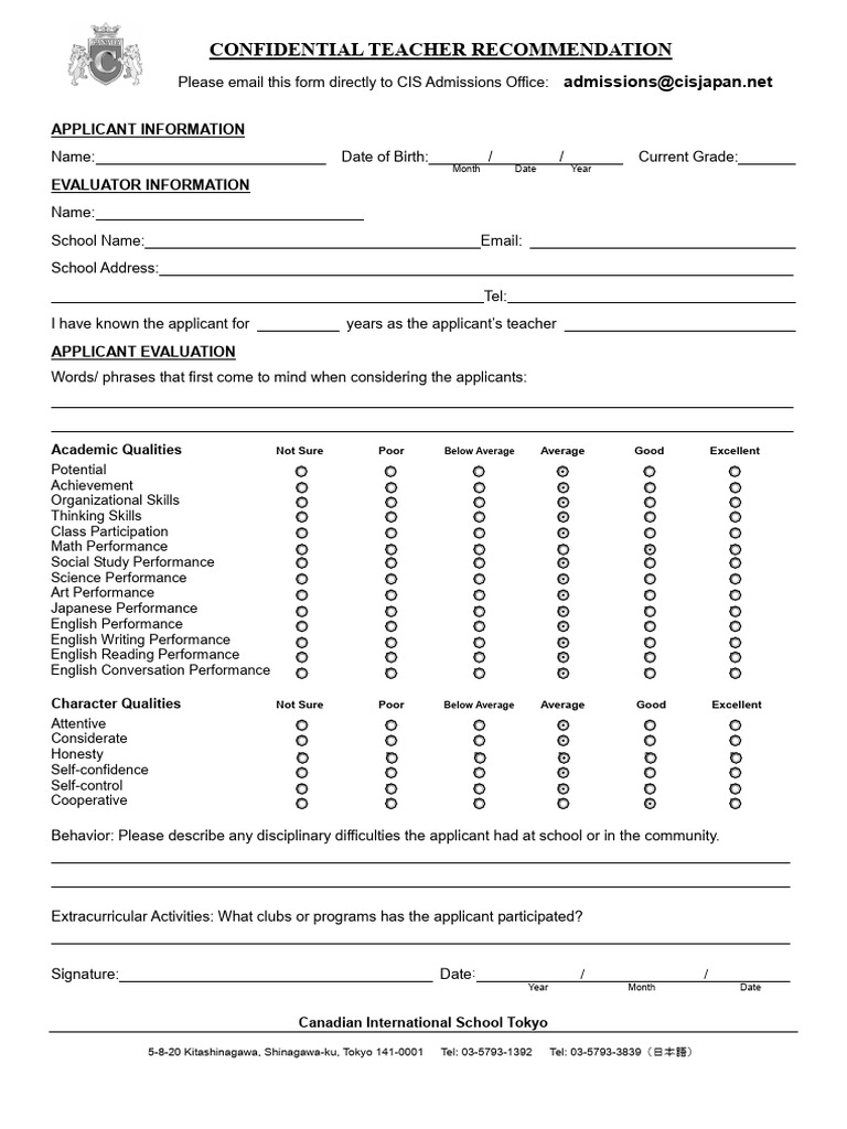 Kotas Recommendation Letter | PDF
