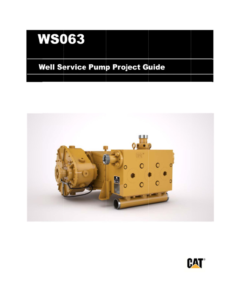 Cat Well Service Pump Project Guide | PDF | Pump | Lubricant