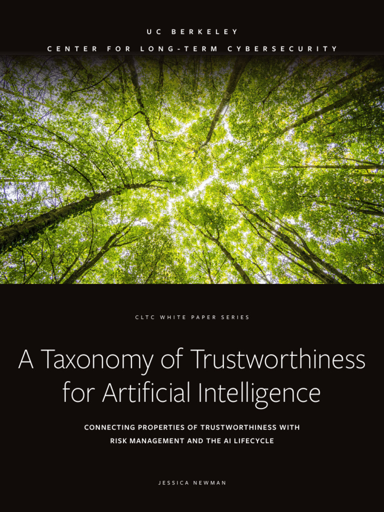 Taxonomy of AI Trustworthiness Tables | PDF | Artificial Intelligence | Intelligence (AI ...