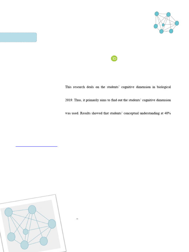 Analysis of Students' Cognitive Dimension On Digestion Process (#791446 ...