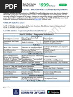 GATE ECE Syllabus 2025 | PDF | Electronic Engineering | Mathematical ...