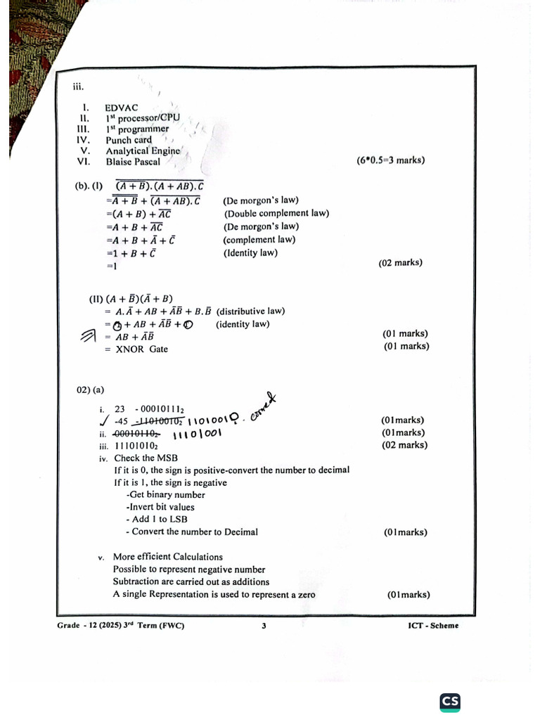 2025 FWC 3rd ICT Scheme Corrected by Rasmy Sir | PDF