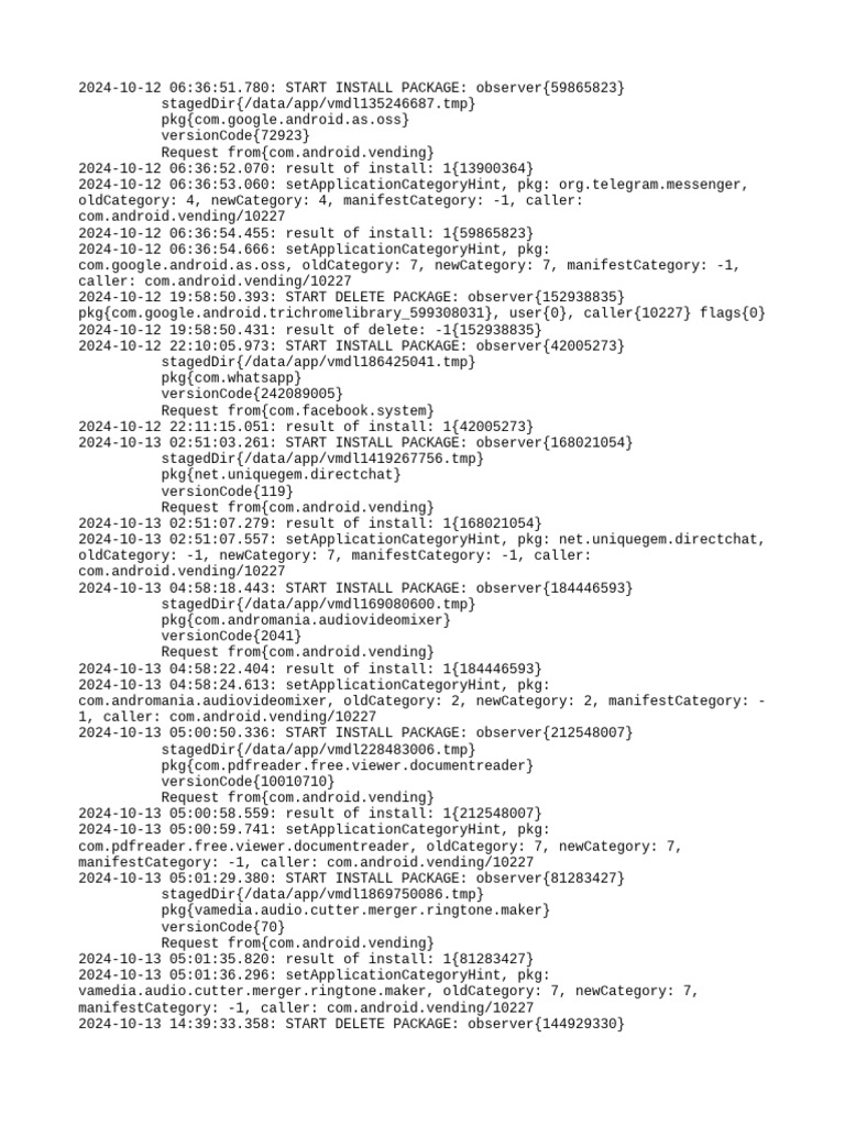 PM Debug Info | PDF | Android (Operating System) | Mobile Software