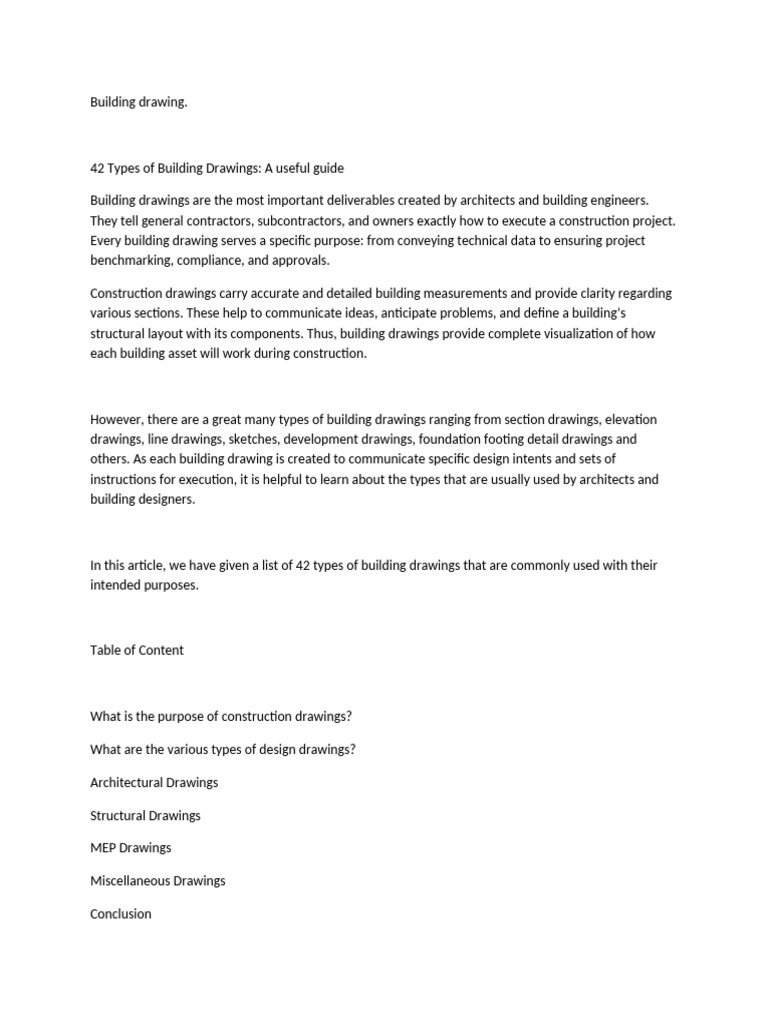 Building drawin-WPS Office | PDF | Drawing