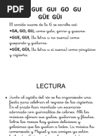 Cuadernillo G Gu Gü | PDF