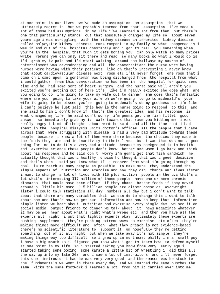 (English) Exercise, Nutrition, and Health - Keeping It Simple - Jason ...