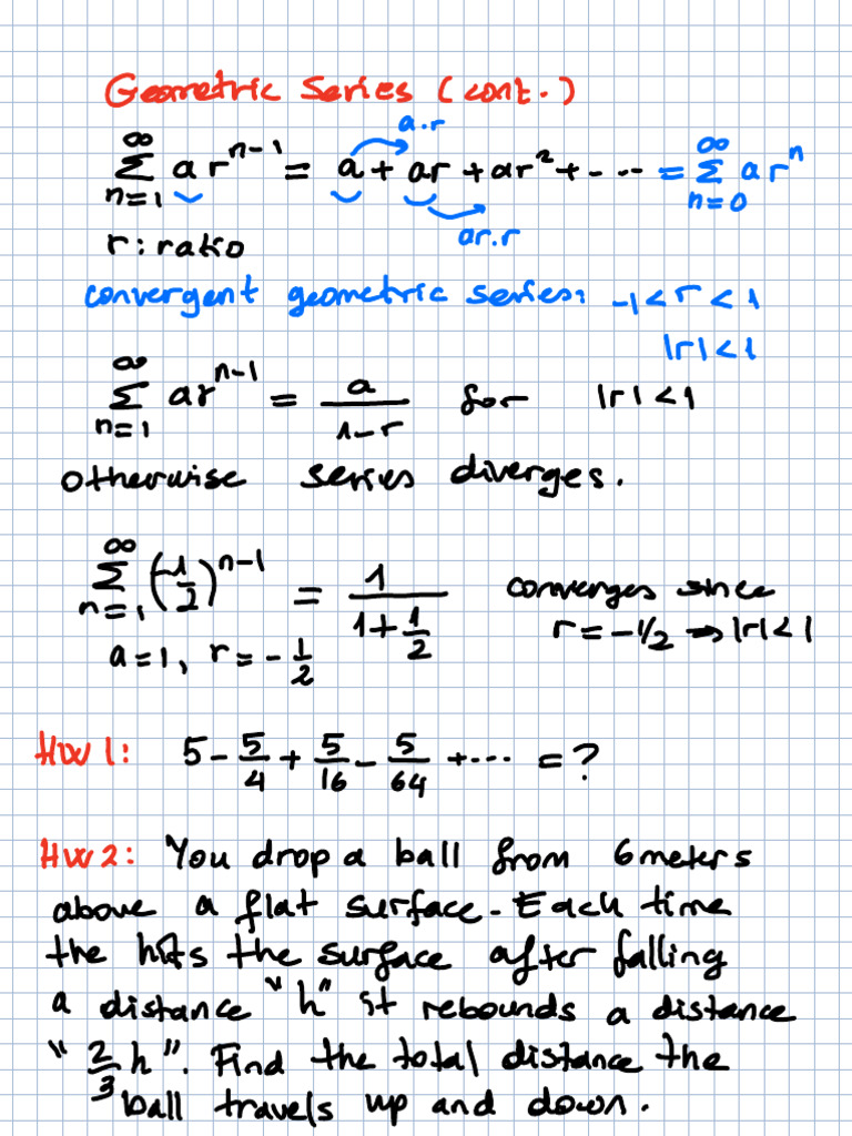 Mathematics 2 Lecture Notes | PDF | Summation | Mathematical Analysis